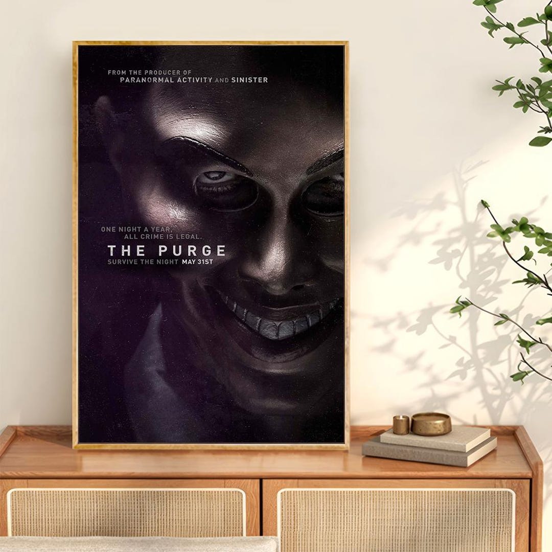 The Purge Movie Poster,movie Prints for Cinema Rooms,wall Art Decor ...