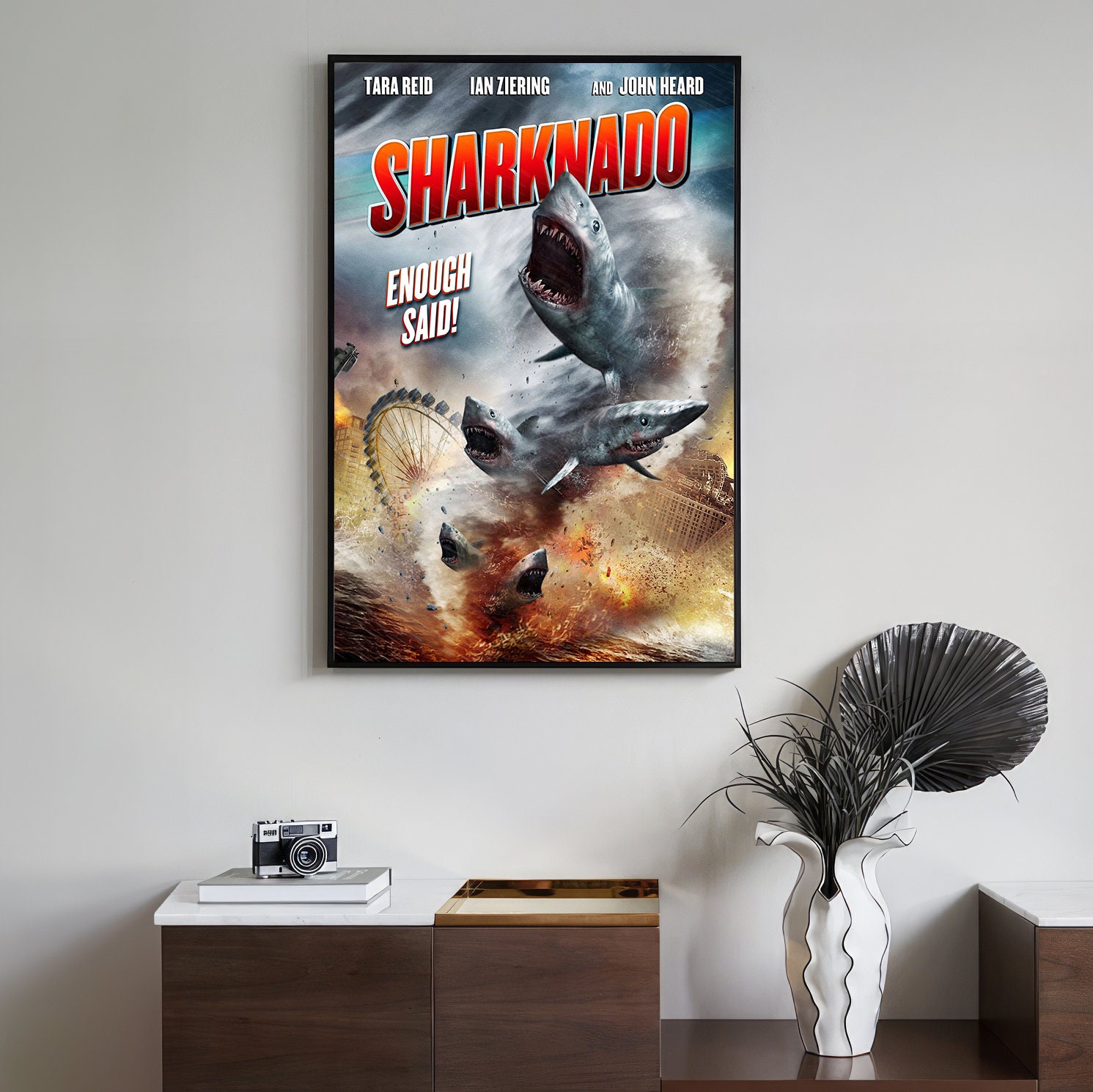 Sharknado Movie Poster,movie Prints for Cinema Rooms,wall Art Decor ...
