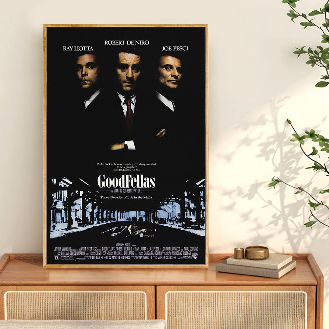 Goodfellas Movie Poster,movie Prints for Cinema Rooms,wall Art Decor ...