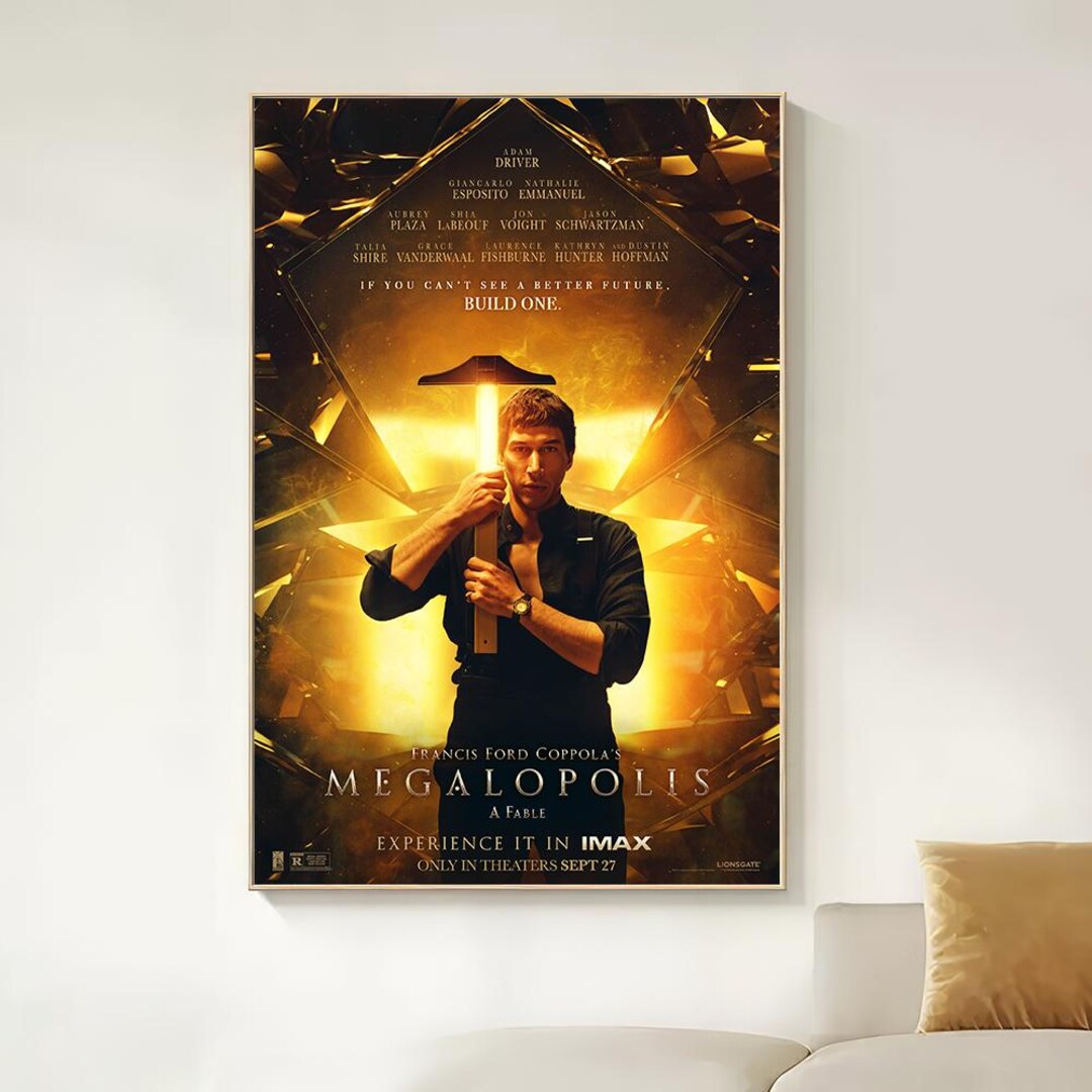 Megalopolis Movie Poster,movie Prints for Cinema Rooms,wall Art Decor ...