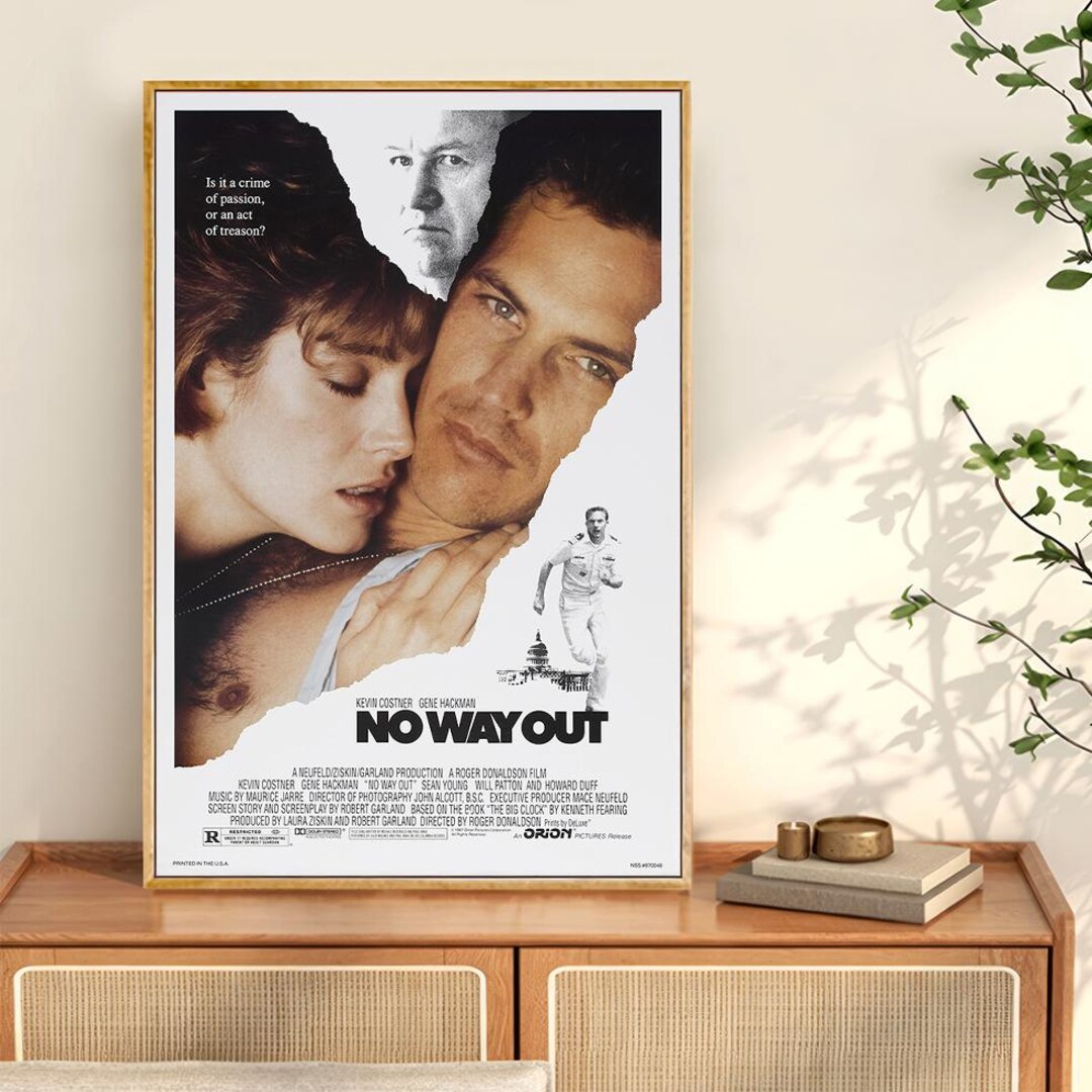 No Way Out Movie Poster,movie Prints for Cinema Rooms,wall Art Decor ...