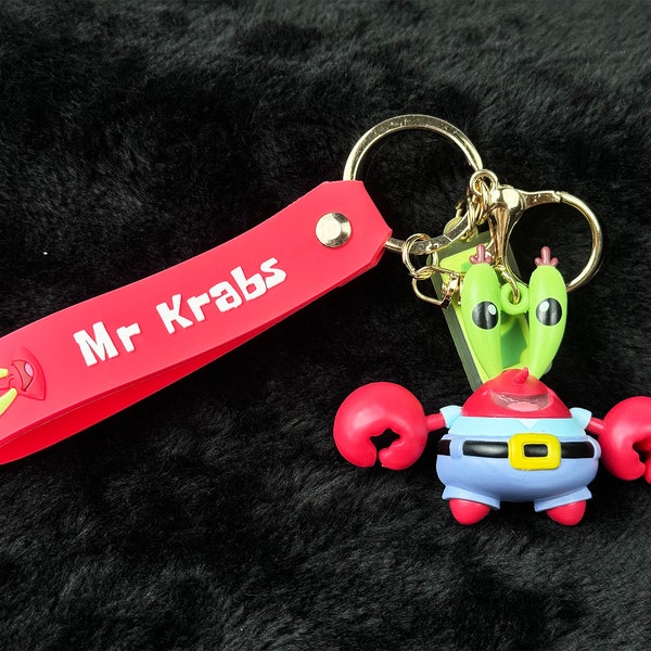 Spongebob Keychain - Etsy