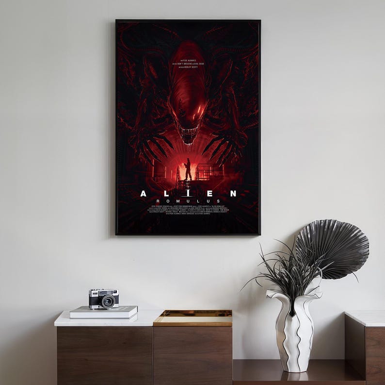 Alien Romulus Movie Poster,movie Prints for Cinema Rooms,wall Art Decor ...