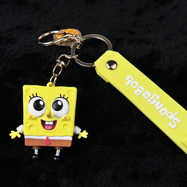 Spongebob Keychain - Etsy