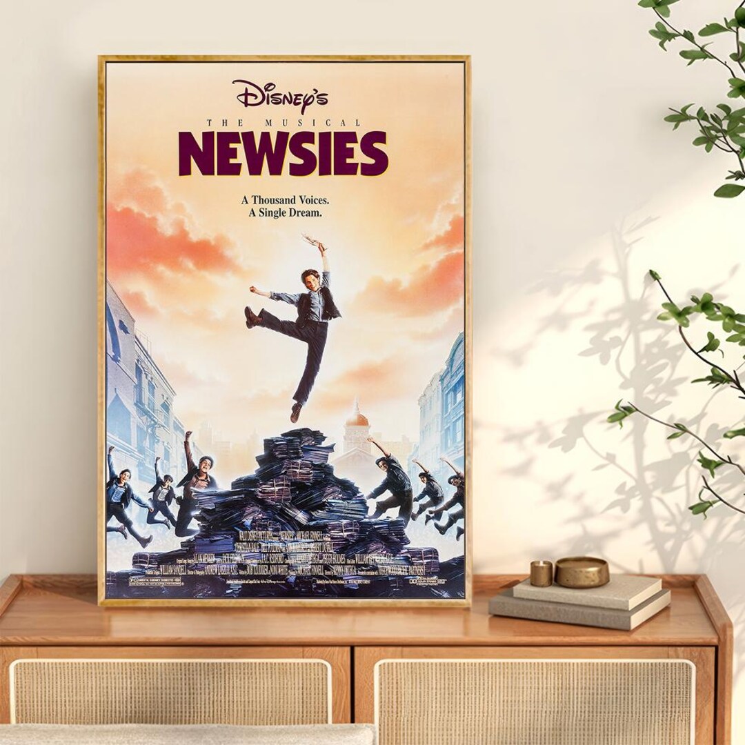 Newsies Movie Poster,movie Prints for Cinema Rooms,wall Art Decor Print ...