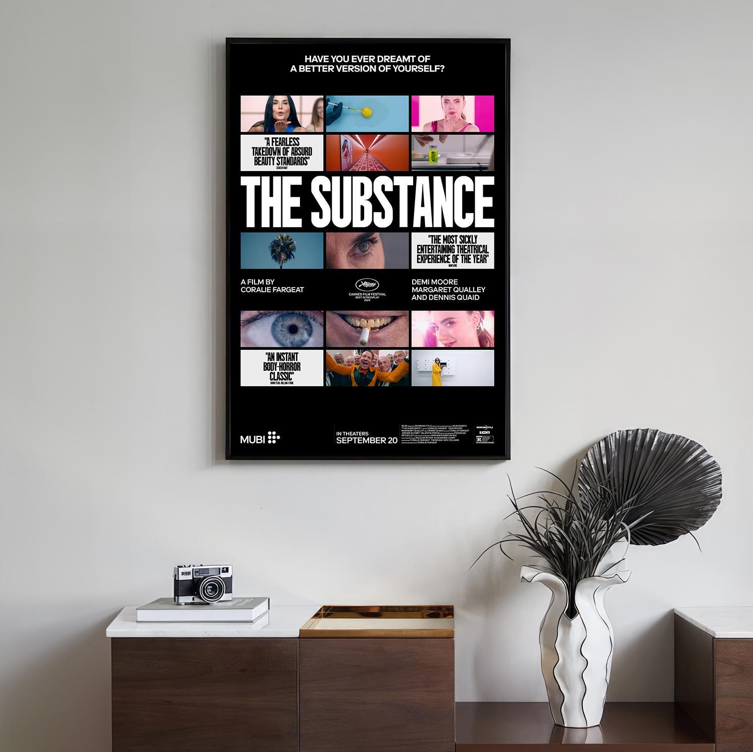 The Substance Movie Poster,movie Prints for Cinema Rooms,wall Art Decor ...