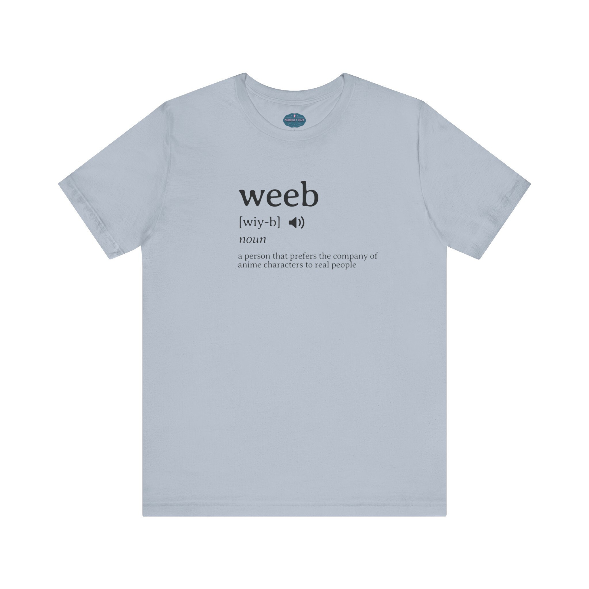 Anime Shirt Weeb Definition Quirky Unisex Graphic Tee for Anime Lovers ...