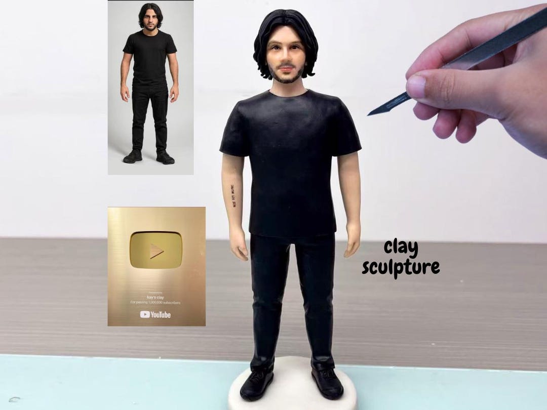 Custom Clay Bobblehead Statue | Personalized Family Figurine From ...