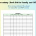 Inventory Supplies Tracking List for Business, Office, Home Use ...