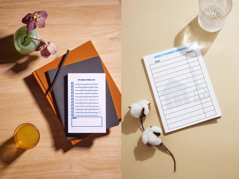 Printable Editable PDF Check List Bundle|weekly Checklist, Grocery List ...