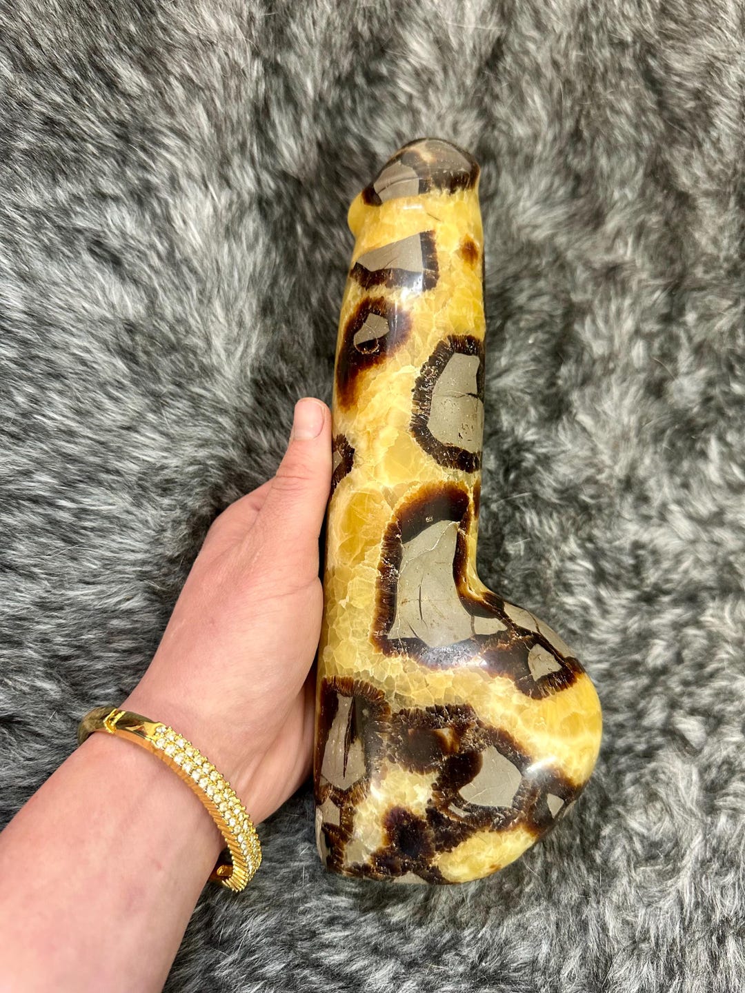 8-9" Crystal Phallus, Septarian Phallus, Natural Stone Phallus Carvings ...