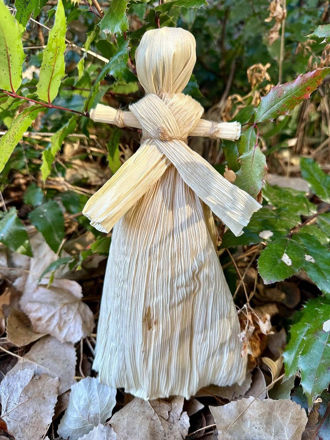 Corn Husk Doll, Harvest Doll, Altar Decor, Harvest Corn Husk Doll, Corn ...