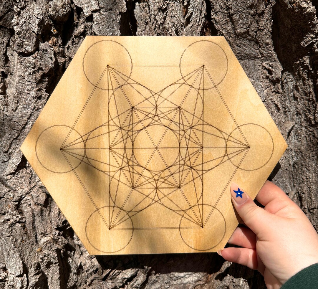 Metatron Healing Crystal Grid, Metatron Crystal Grid, Altar Decoration ...