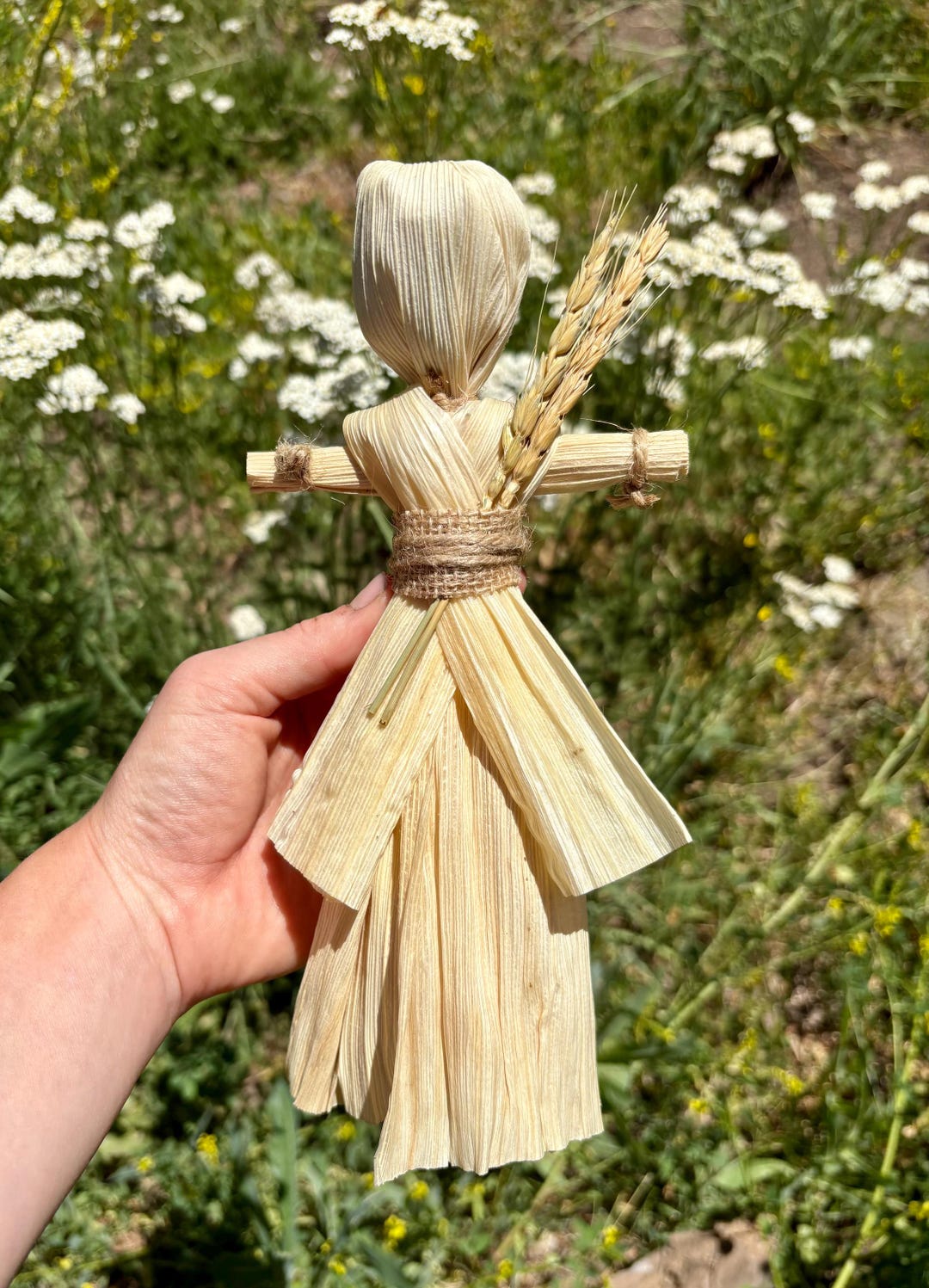 Corn Husk Doll, Harvest Doll, Altar Decor, Harvest Corn Husk Doll, Corn ...