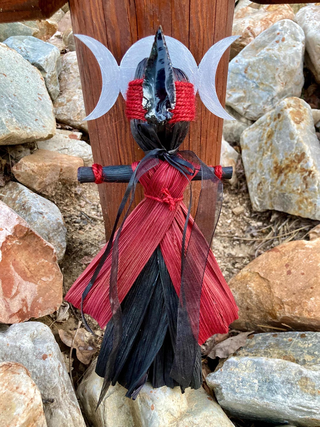 Samhain Doll, Samhain Altar Decor, Samhain Dark Goddess Poppet, Harvest ...