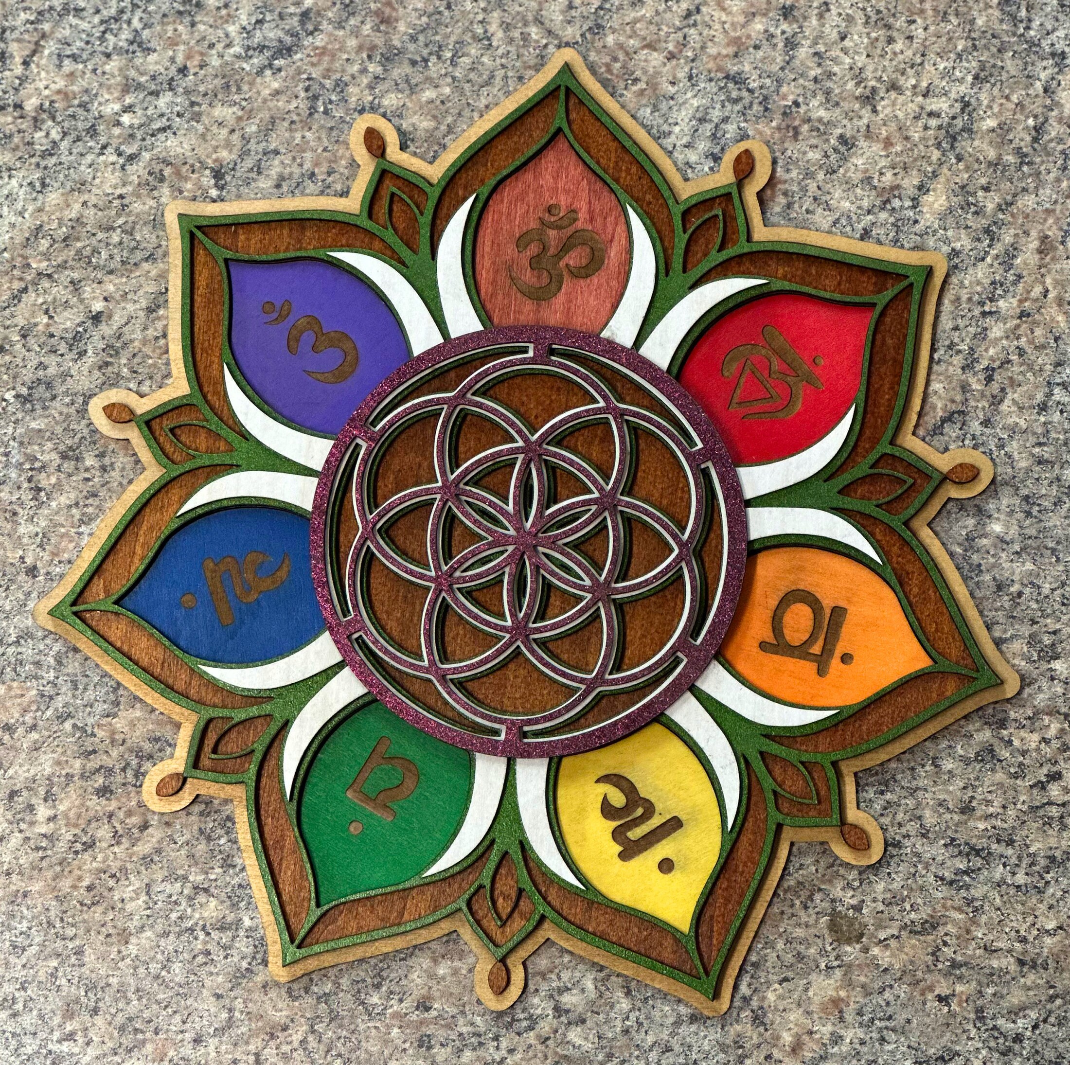 Chakra Grid, Healing Crystals, Chakra Crystal Grid, Altar Decoration ...