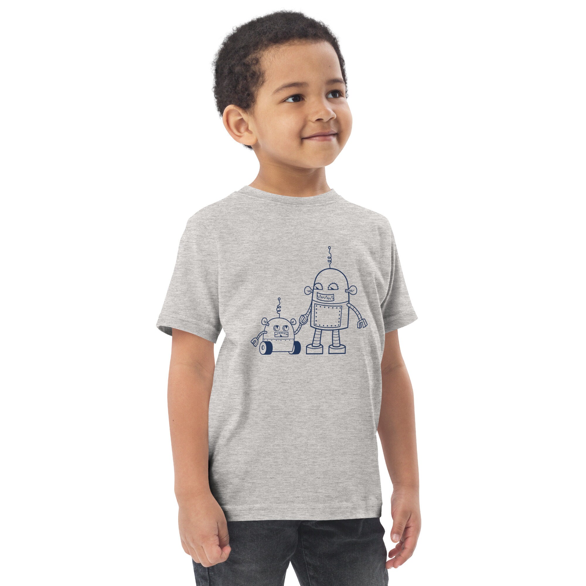 Robot T-shirt for Boys or Girls, Size 2, 3, 4, 5/6 - Etsy