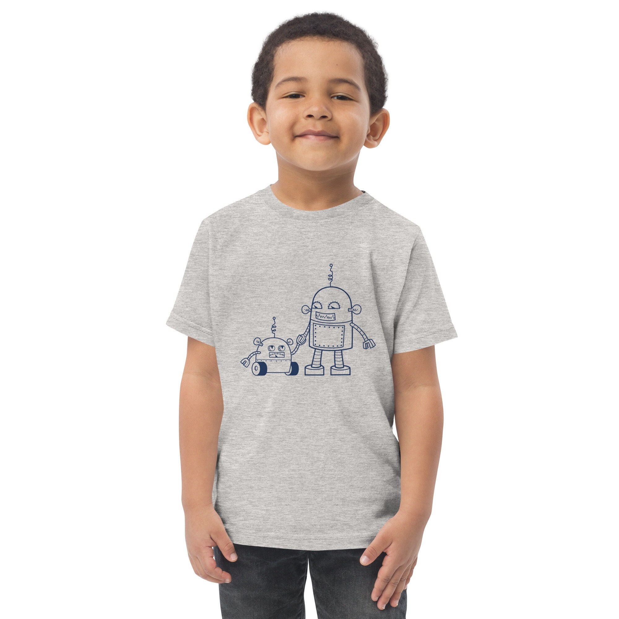 Robot T-shirt for Boys or Girls, Size 2, 3, 4, 5/6 - Etsy