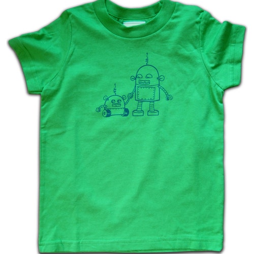 Boys Robot Shirt Personalized Robot Shirt Boys Robot | Etsy