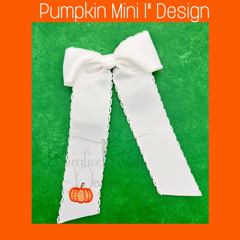 Mini Halloween Embroidery Designs: Sketch Style for Hair Bows (digital ...