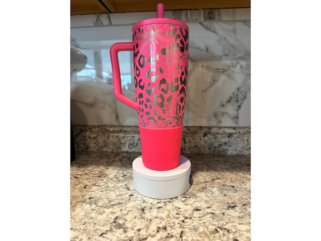 Engraved Brumate Era Tumbler Leopard Lily Floral Tumbler Brumate Era 40 ...