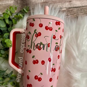 Engraved Brumate Cherry Tumbler Forty Ounce Etched Brumate Cup Engraved ...