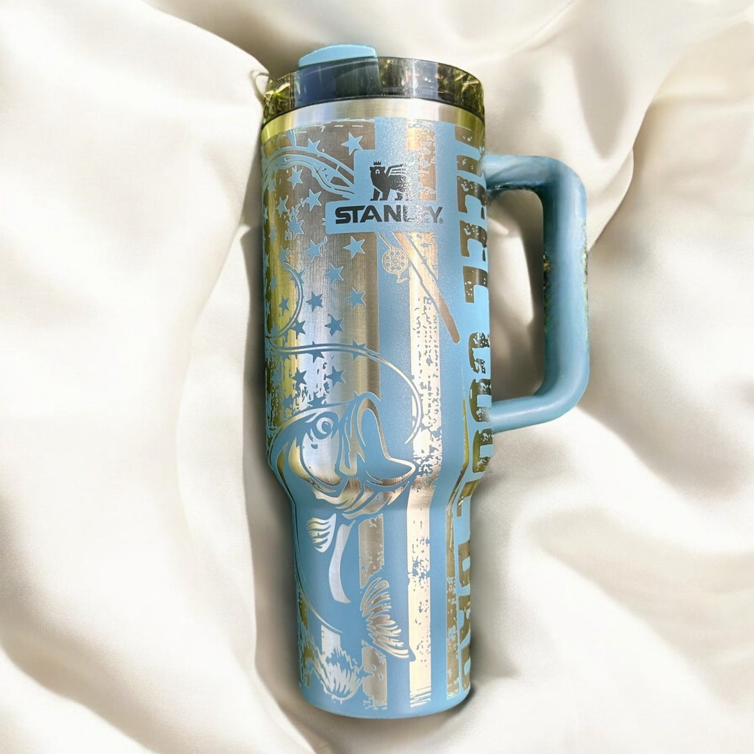 Engraved Stanley Tumbler Summer Stanley Tumbler Fishing Tumbler Design ...