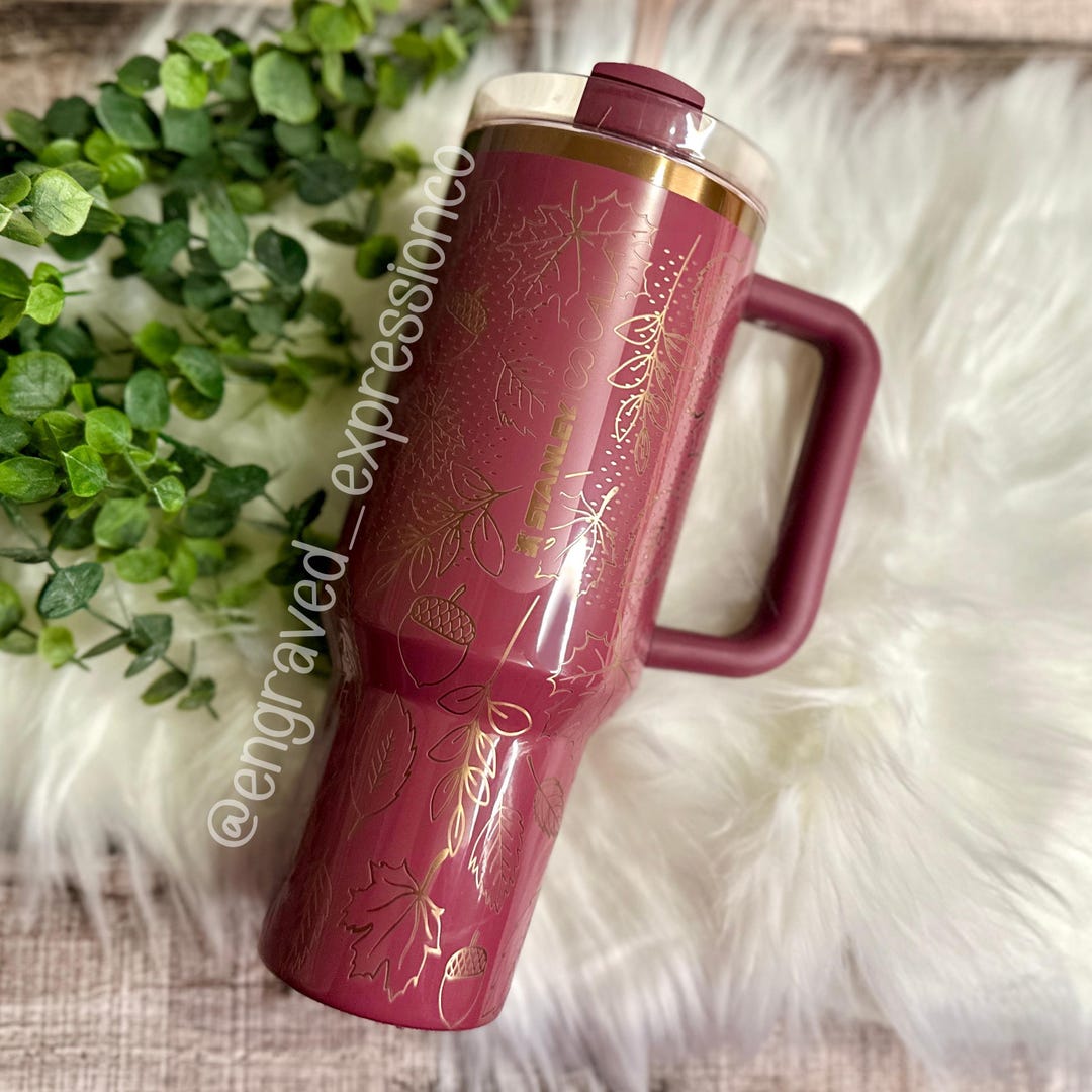 Engraved Stanley Quencher Calia Collection Red Nectar Engraved Stanley ...