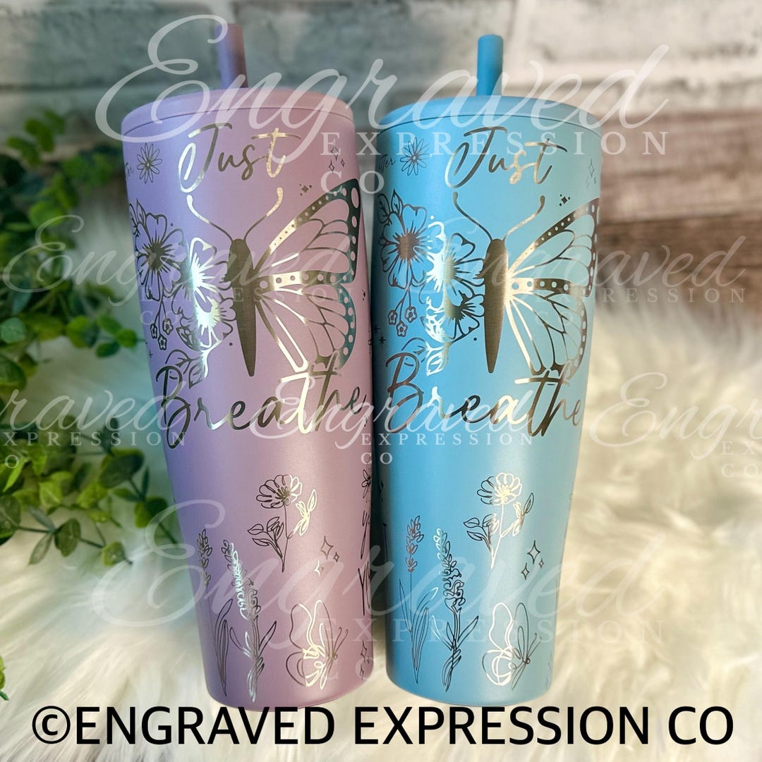 Engraved Brumate Era Tumbler Laser Engraved Brumate Butterfly Design ...