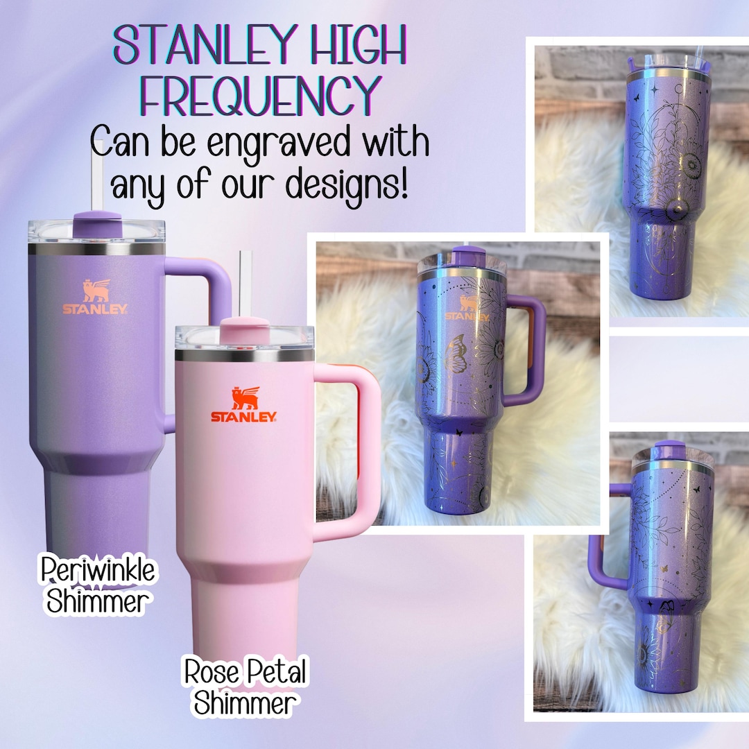 Laser Engraved Stanley Tumbler High Frequency Stanley Periwinkle ...