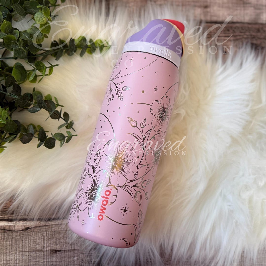 Engraved Owala Freesip Blossom Bunny Laser Owala Etched Owala Freesip ...