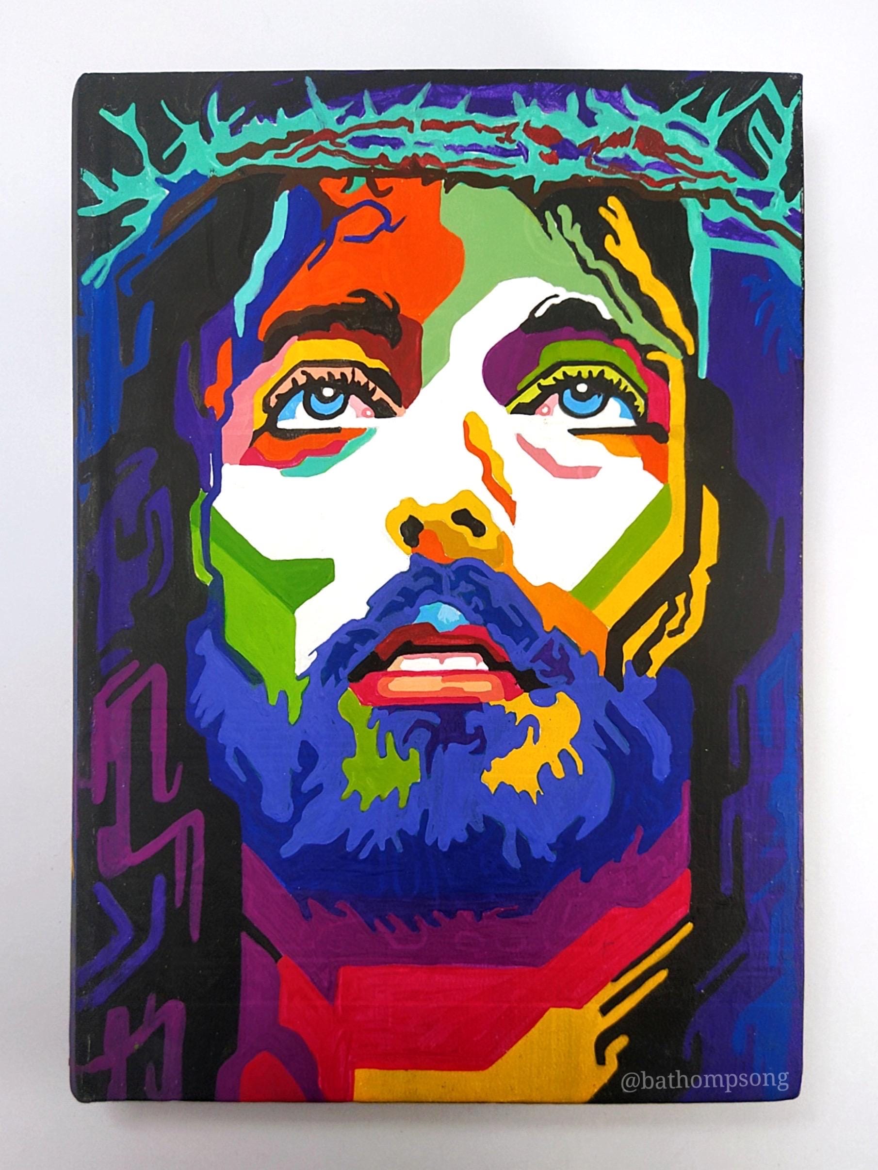Hand Painted Bible Cover, Bible Verse Artwork |custom Christian Art - Etsy