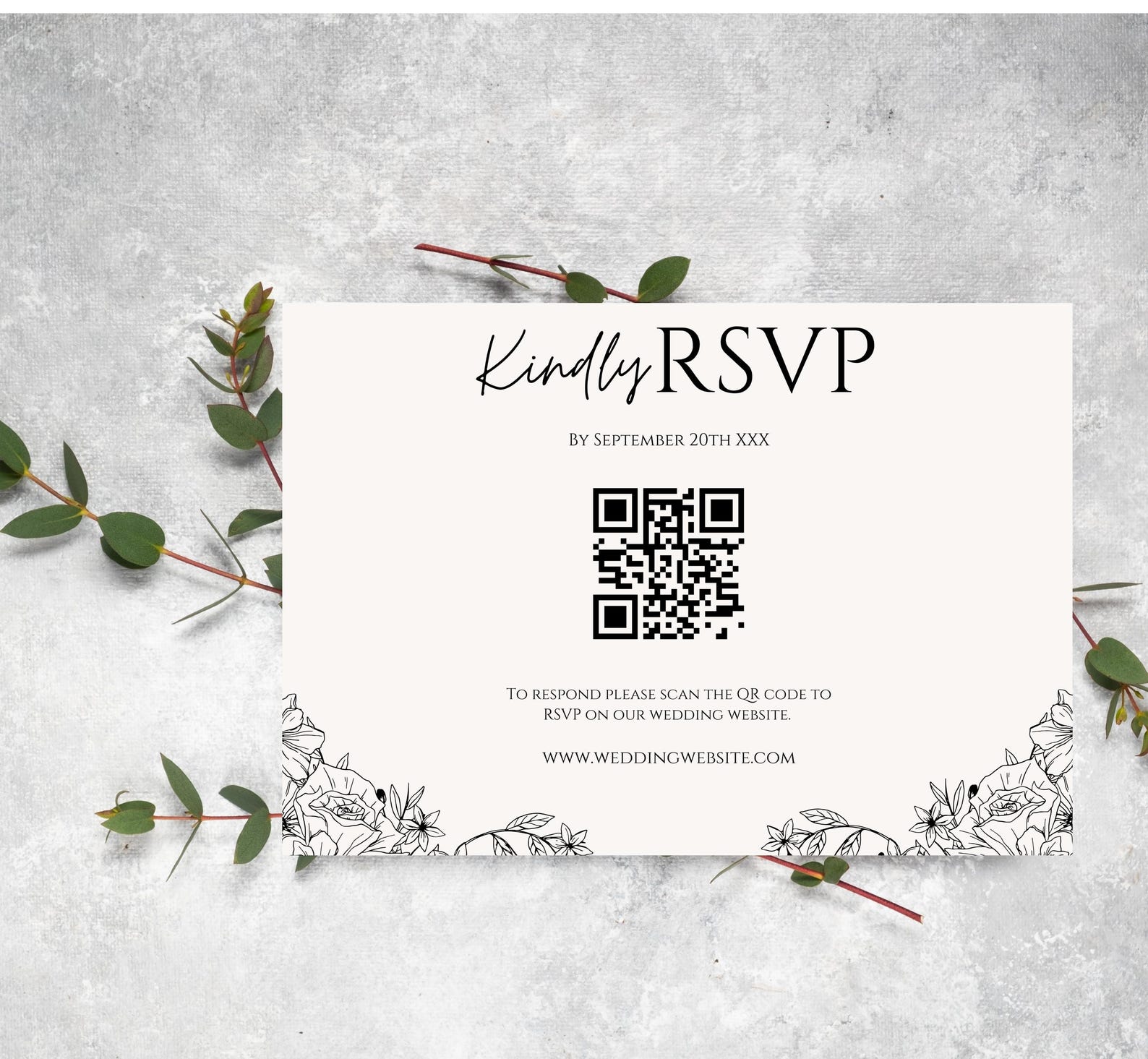 Editable Wedding Invitation Template Printable Custom Canva Wedding ...