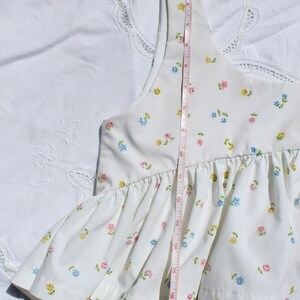 Handmade Upcycled Peplum maria Crop Top made From Vintage Sheet - Etsy