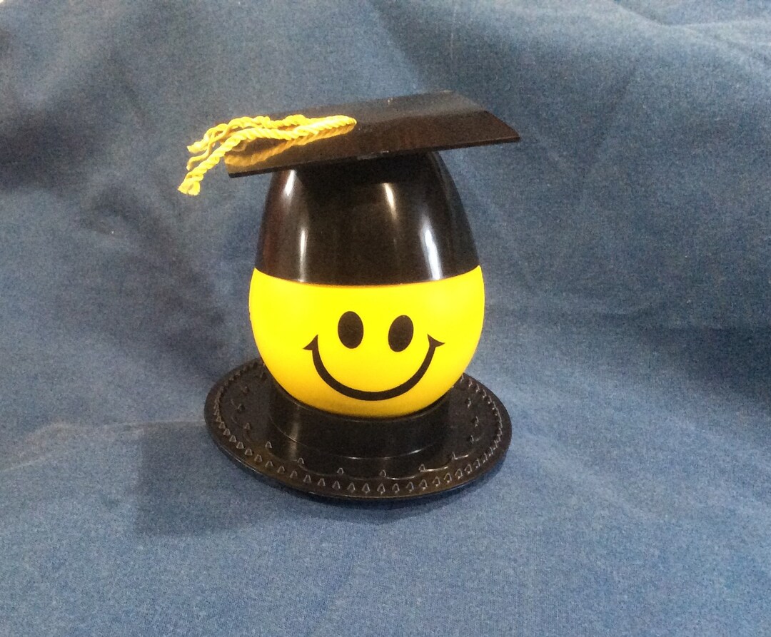 Smiley Face Grad Cake Decoration - Etsy