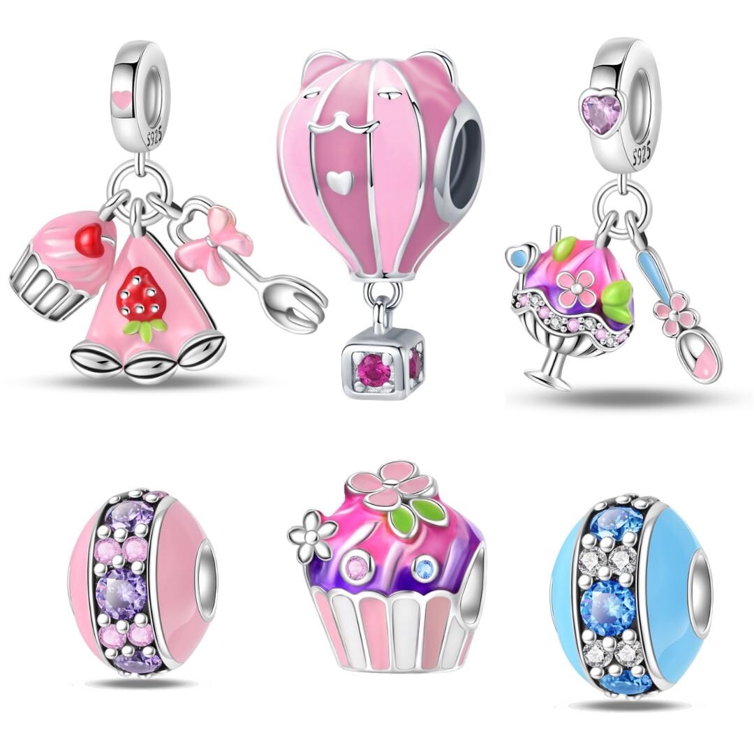 Bakers Delight Silver Charms Fits Pandora Bracelet Pastel Charm ...