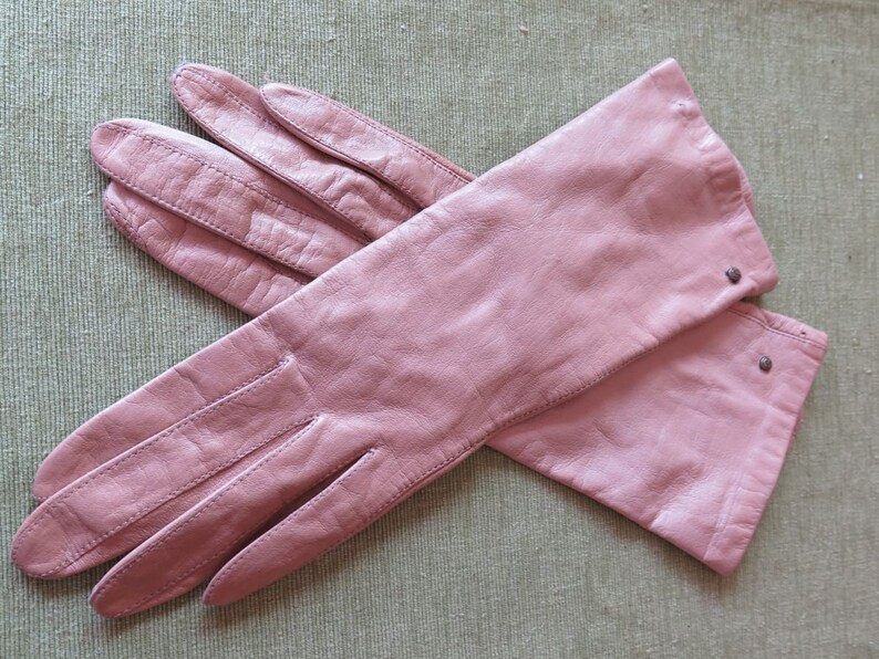 Vintage ARIS Tan Leather Silk Lined Driving Gloves size 6.5 | Etsy