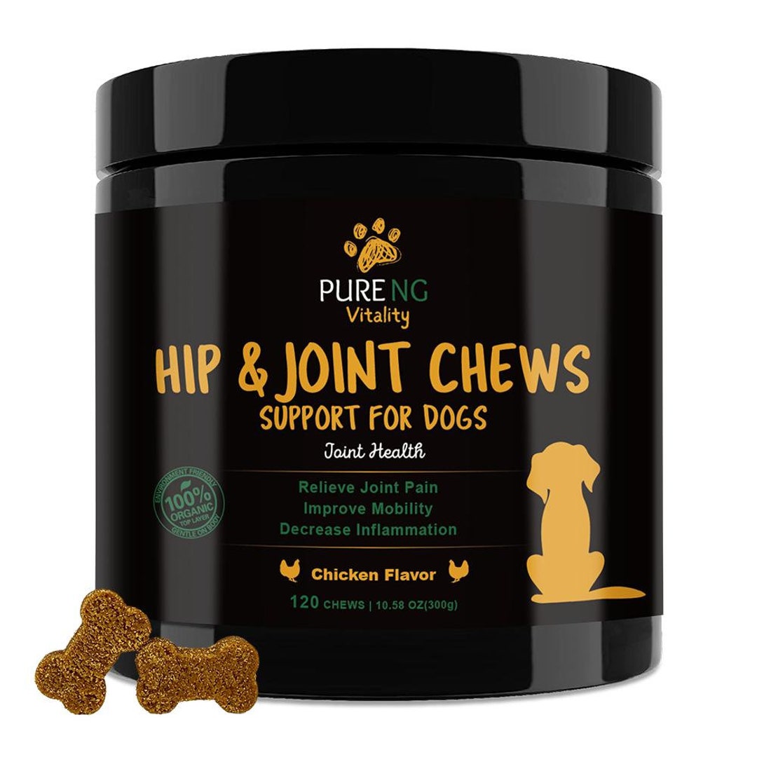 All Natural Chicken Flavored Chews for Hip and Joint With Glucosamine ...