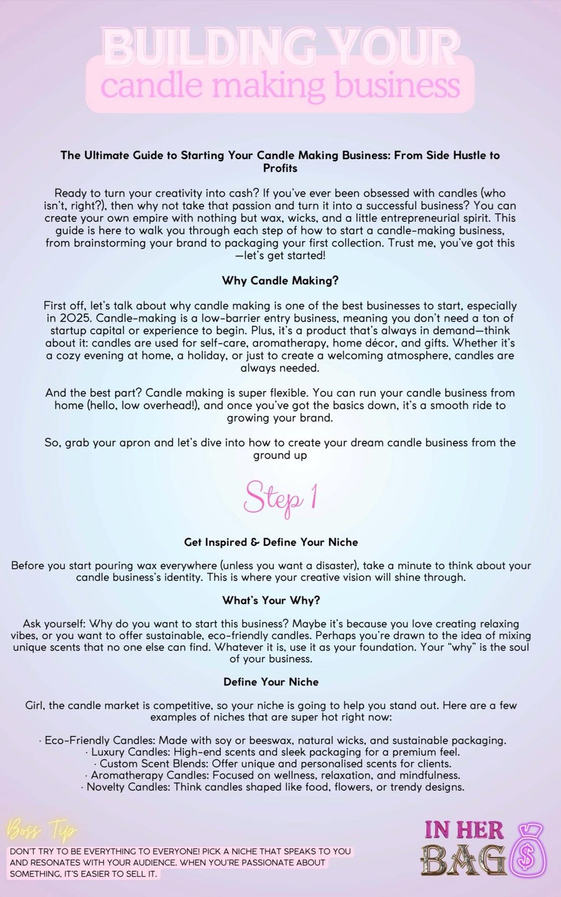 Building Your Candle Making Business | Step by Step Guide | Your Guide ...