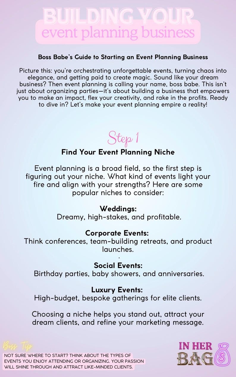 Building Your Event Management Business | Step by Step Guide to Event ...
