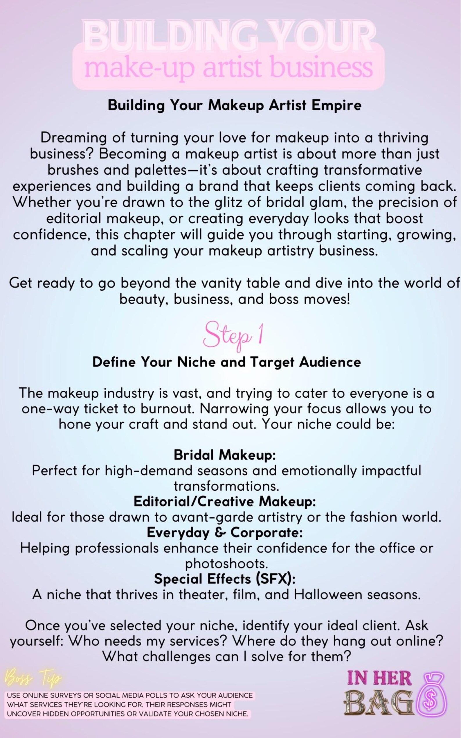Building Your Make-up Artist Empire | Step by Step Guide | Aspiring MUA ...