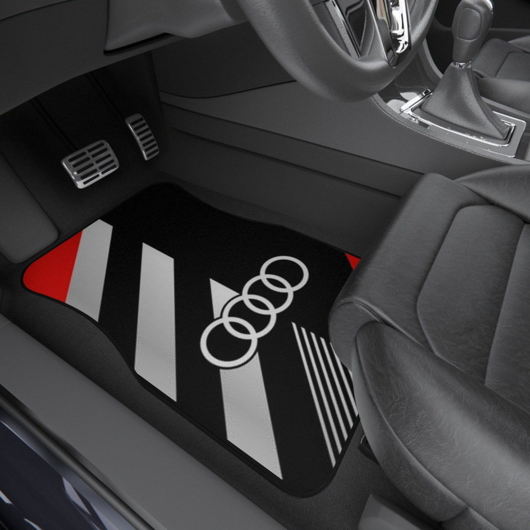Audi Logo, Dynamic Colorway, Sporty Pattern, Beautiful Car Mats set of ...