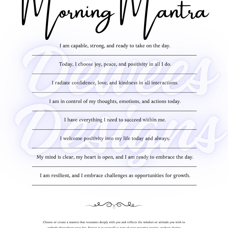 Mantra Calendar - Etsy