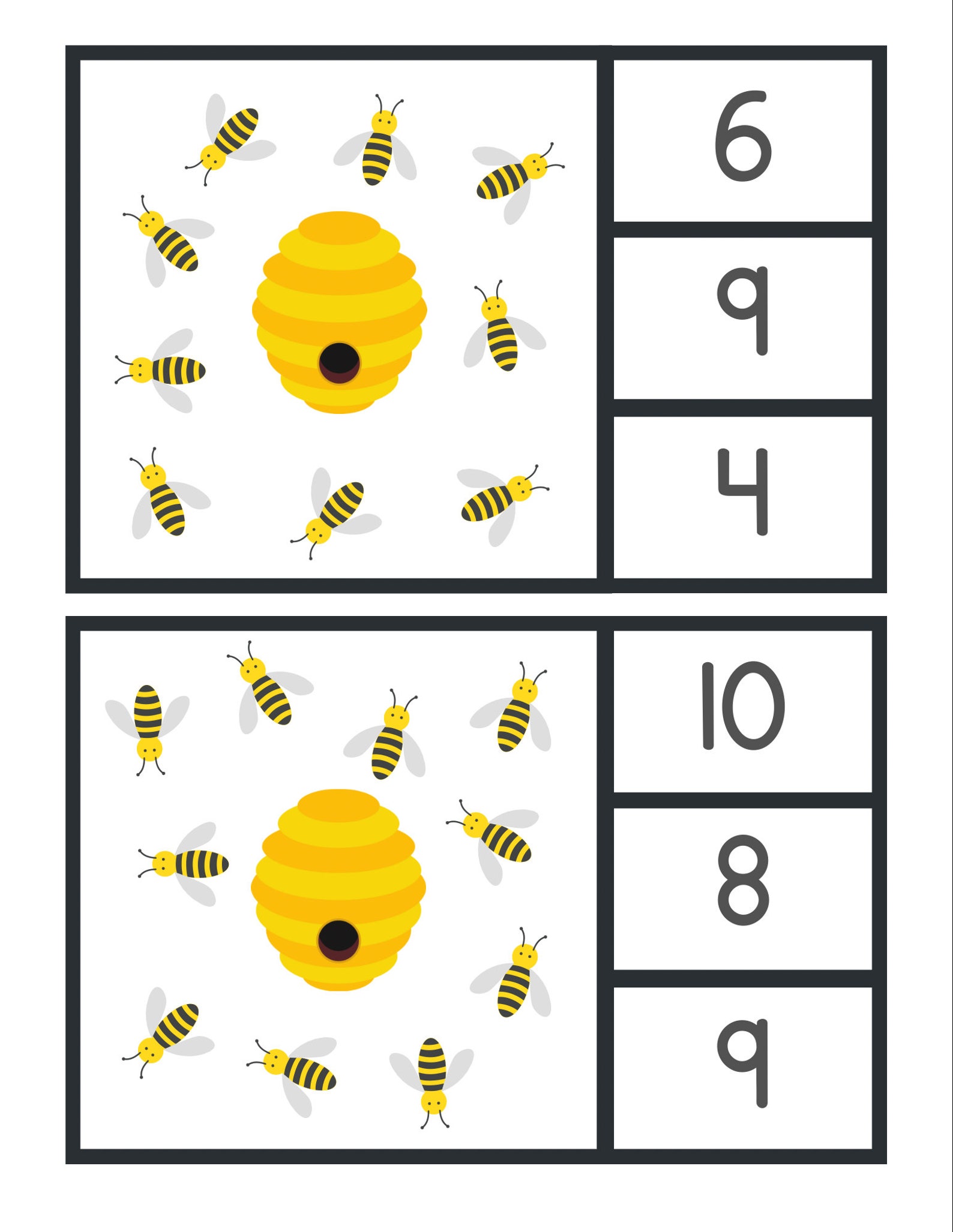 Teacher Resource | Math | Counting | 0-10 | Elementary | Digital - Etsy