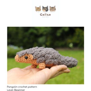 Pangolin Wild Animals Crochet/amigurumi Download Pdf Pattern for ...