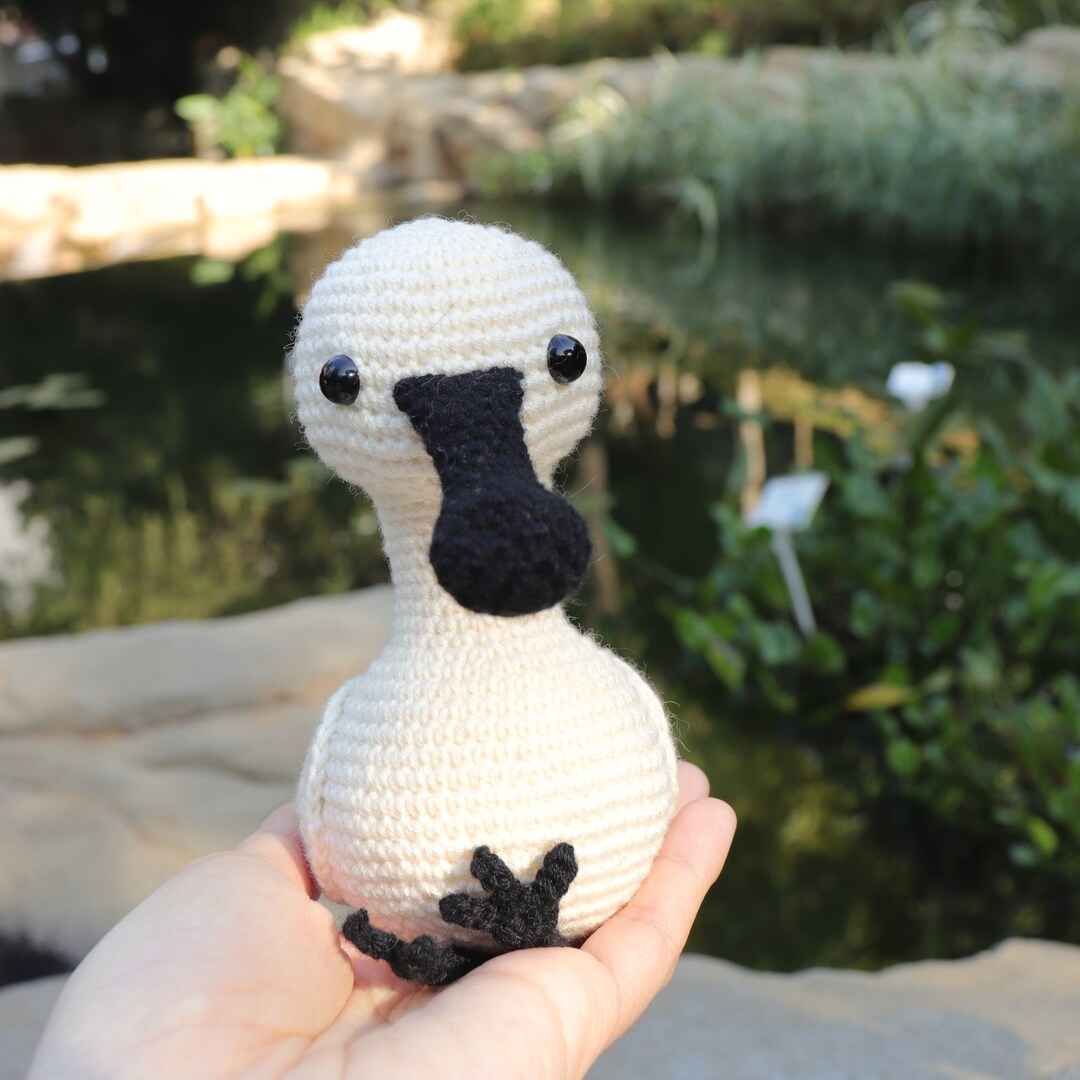 Eurasian Spoonbill Crochet Toy/amigurumi/decoration - Etsy