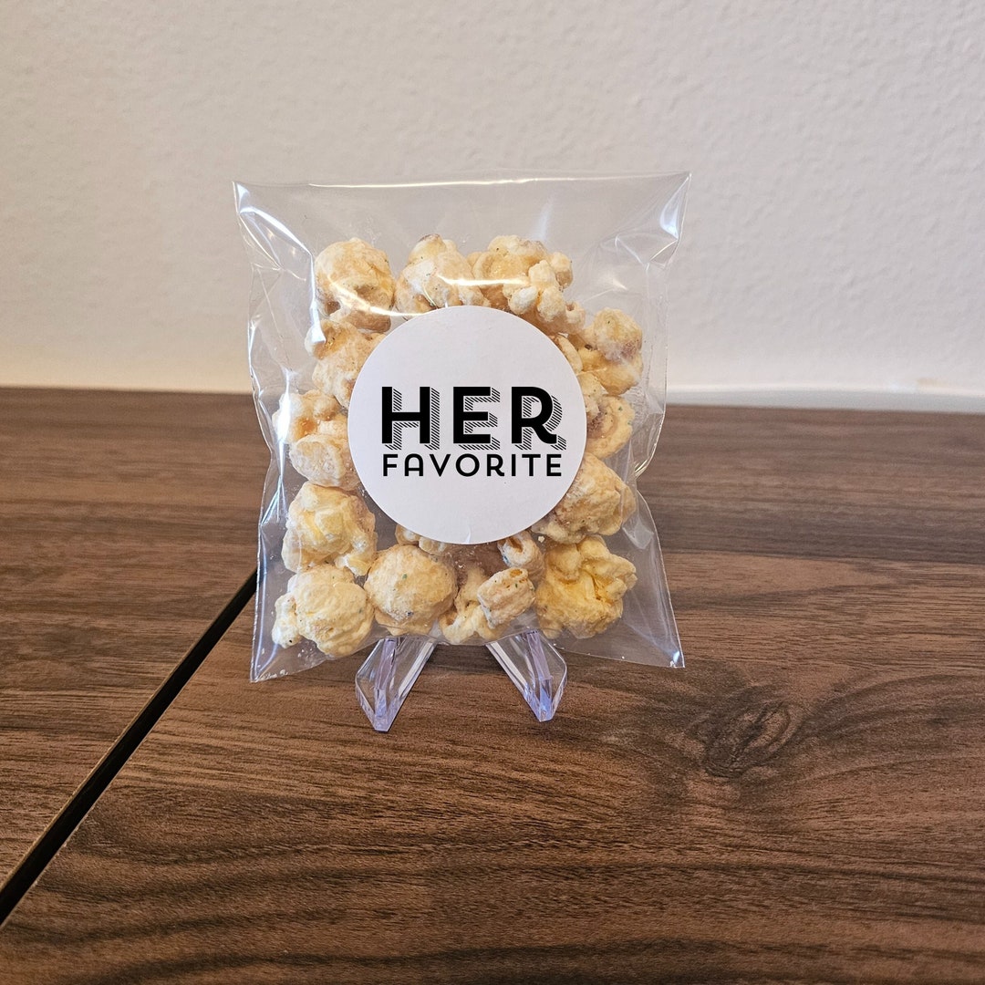 Custom Wedding Candy Favor Sticker and Bag for DIY Modern Wedding Candy ...