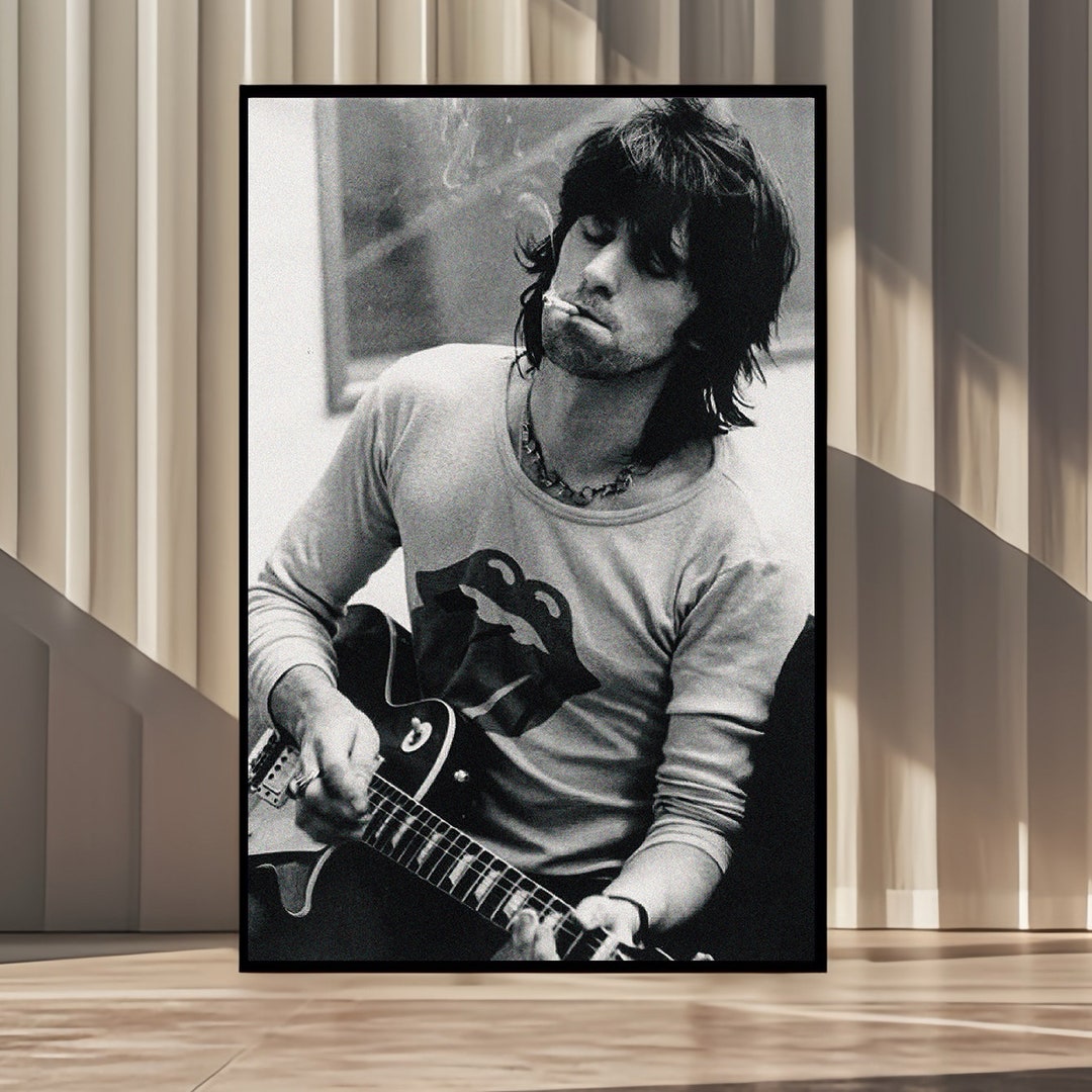 Rolling Stones Keith Richards Poster Auto Posters,vintage Poster,poster ...