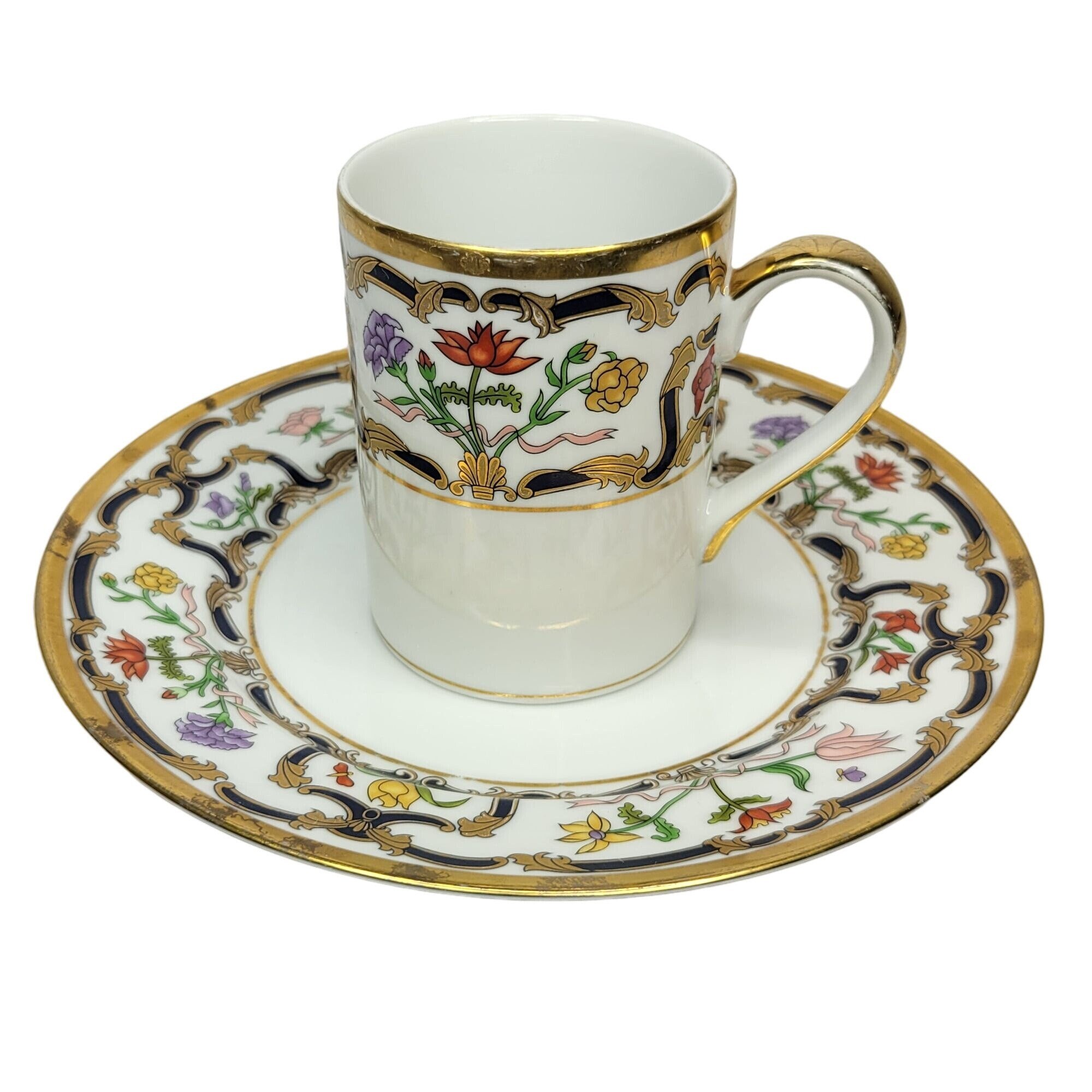 Vintage Christian Dior Renaissance Fine China Coffee Cup and Saucer ...
