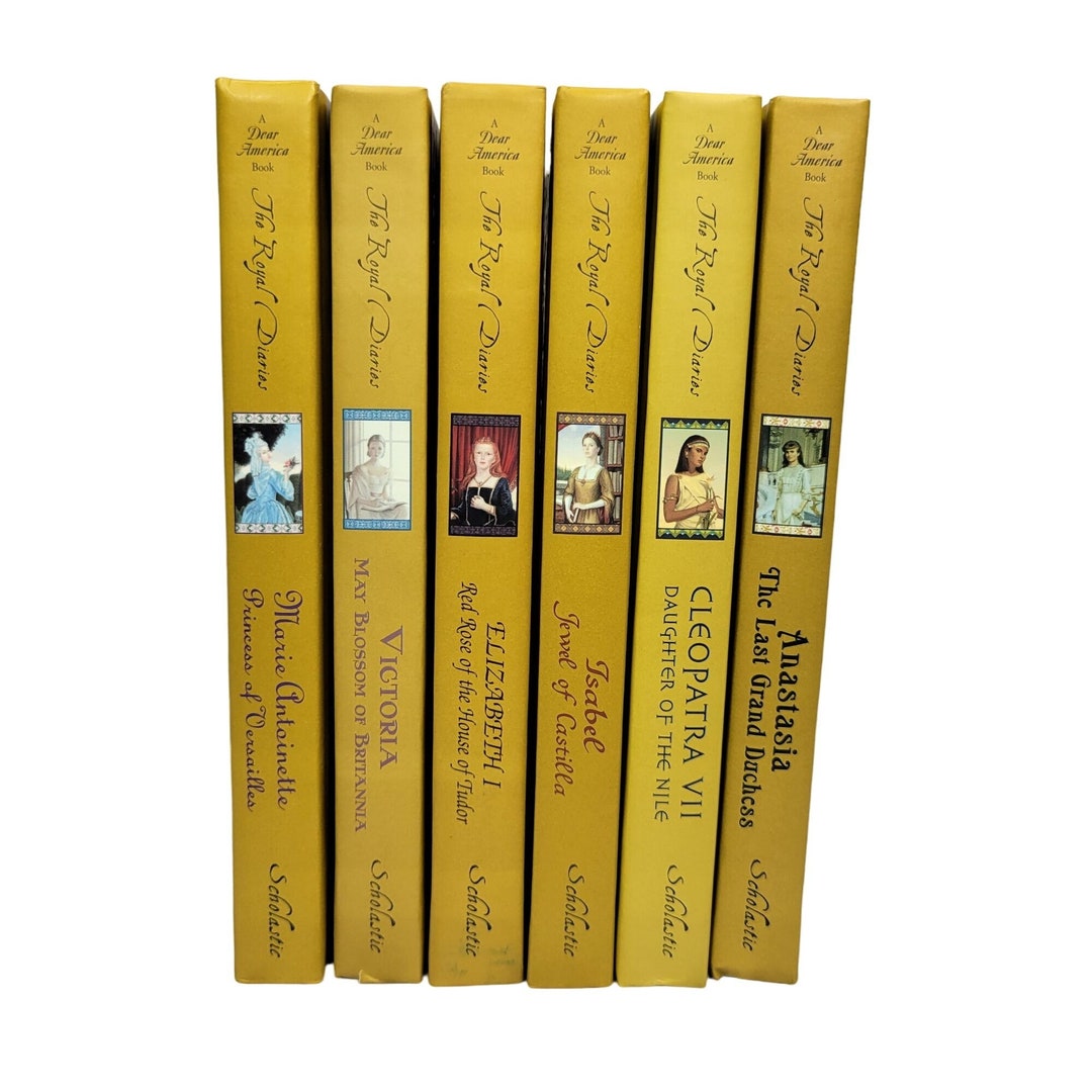 The Royal Diaries Hardcover Book Set of 6 Anastasia Cleopatra VII ...